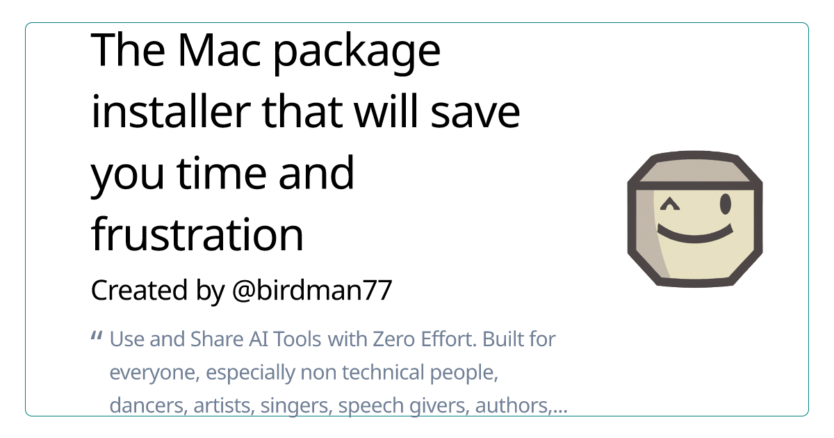 The Mac package installer that will save you time and frustration