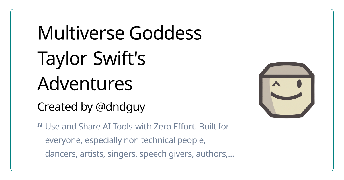 Multiverse Goddess Taylor Swift's Adventures