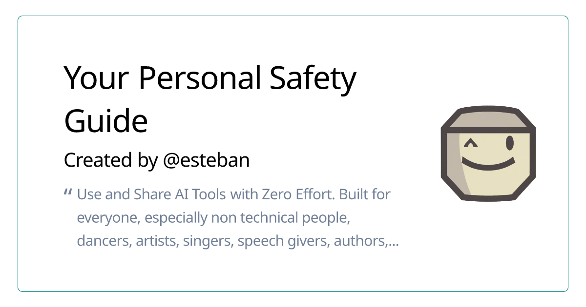 Your Personal Safety Guide