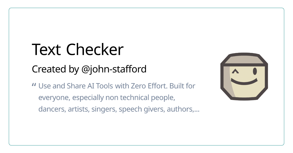 Text Checker