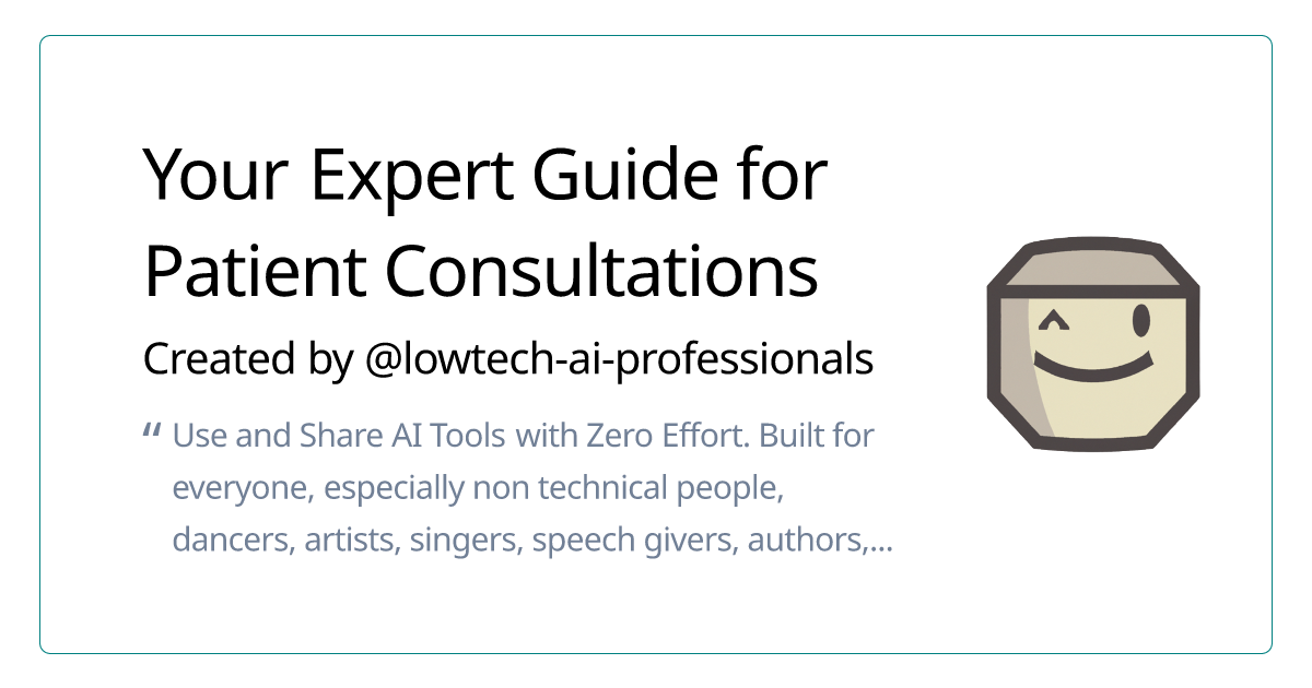 Your Expert Guide for Patient Consultations