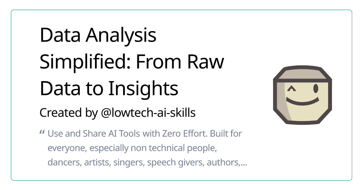 Data Analysis Simplified: From Raw Data to Insights