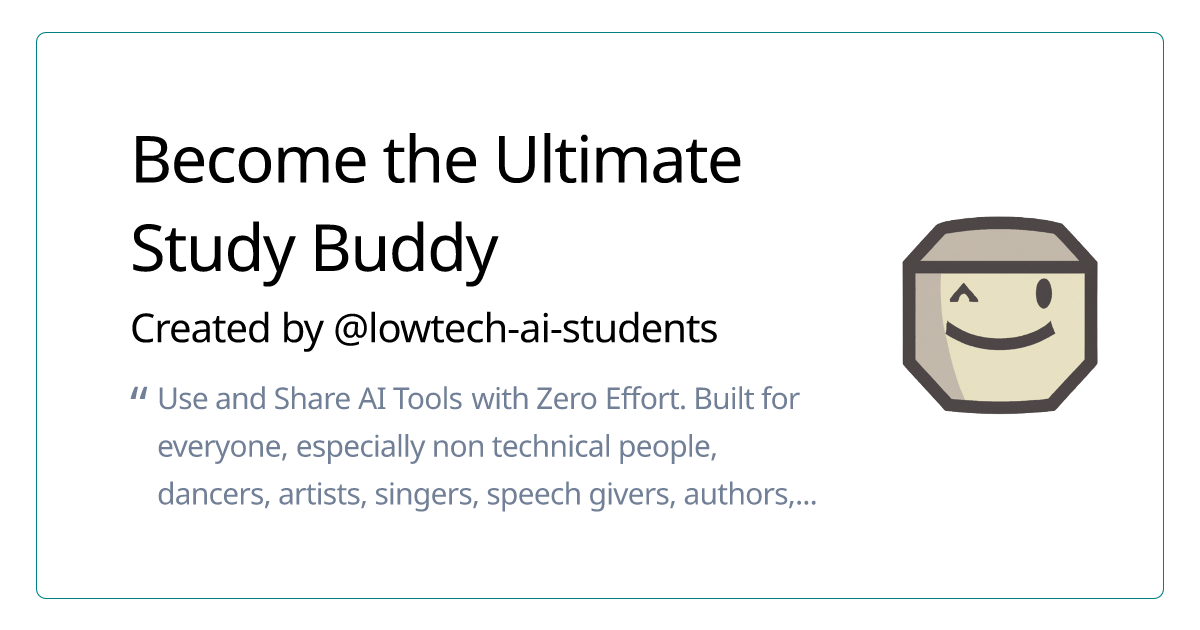 Become the Ultimate Study Buddy