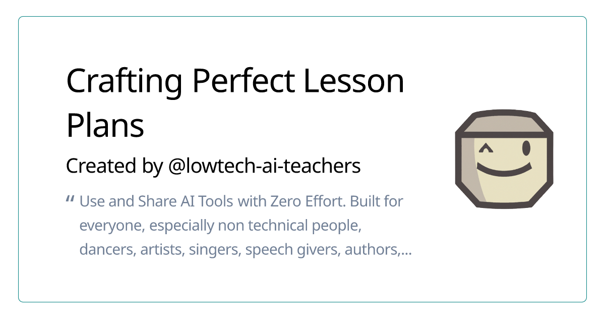 Crafting Perfect Lesson Plans