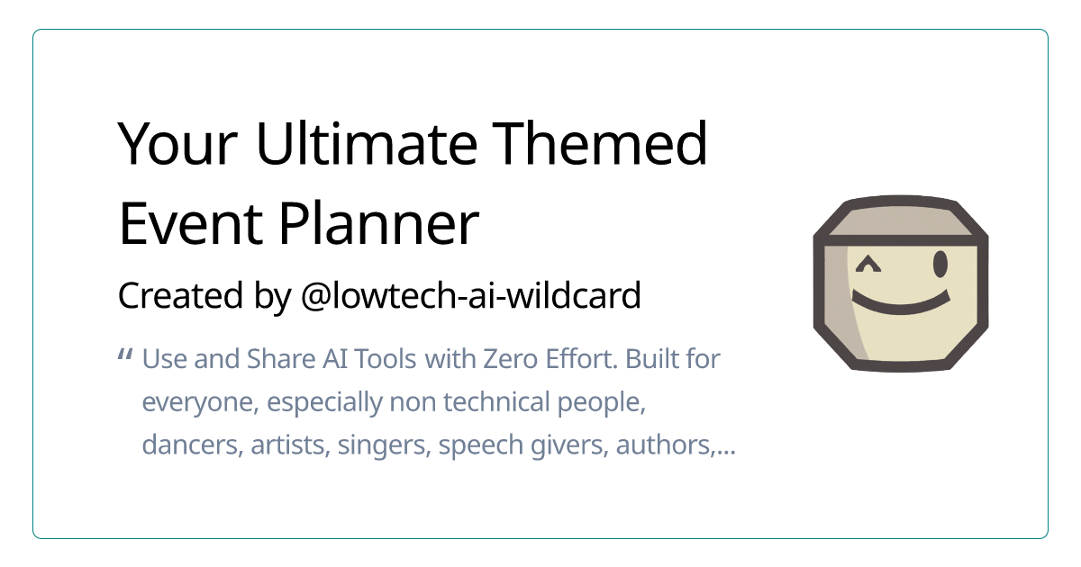 Your Ultimate Themed Event Planner