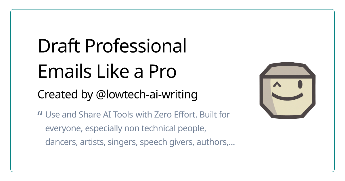 Draft Professional Emails Like a Pro