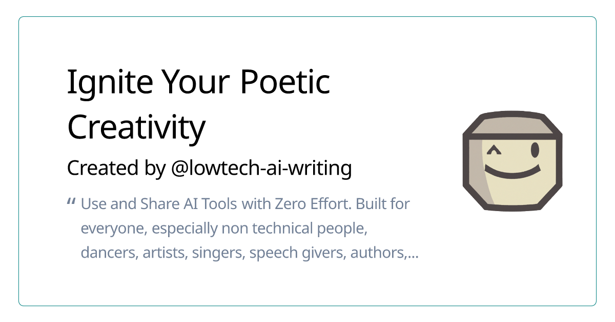 Ignite Your Poetic Creativity