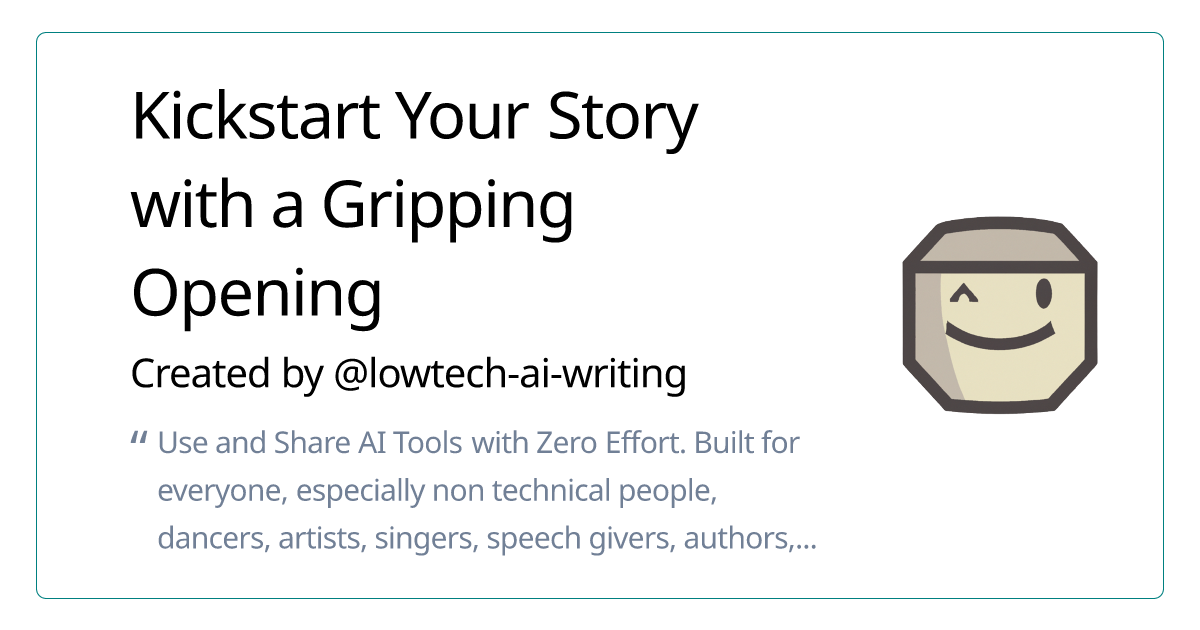 Kickstart Your Story with a Gripping Opening