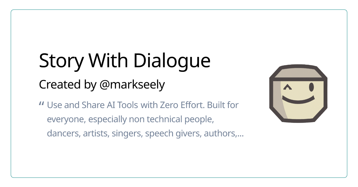 Story With Dialogue
