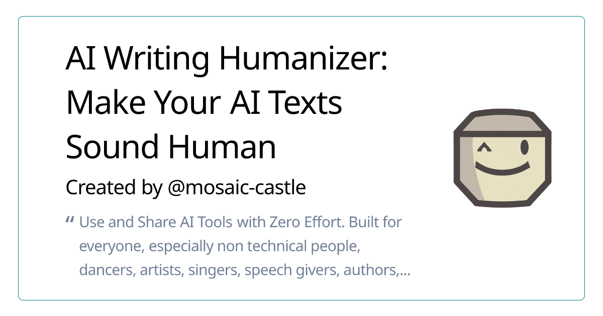 AI Writing Humanizer: Make Your AI Texts Sound Human