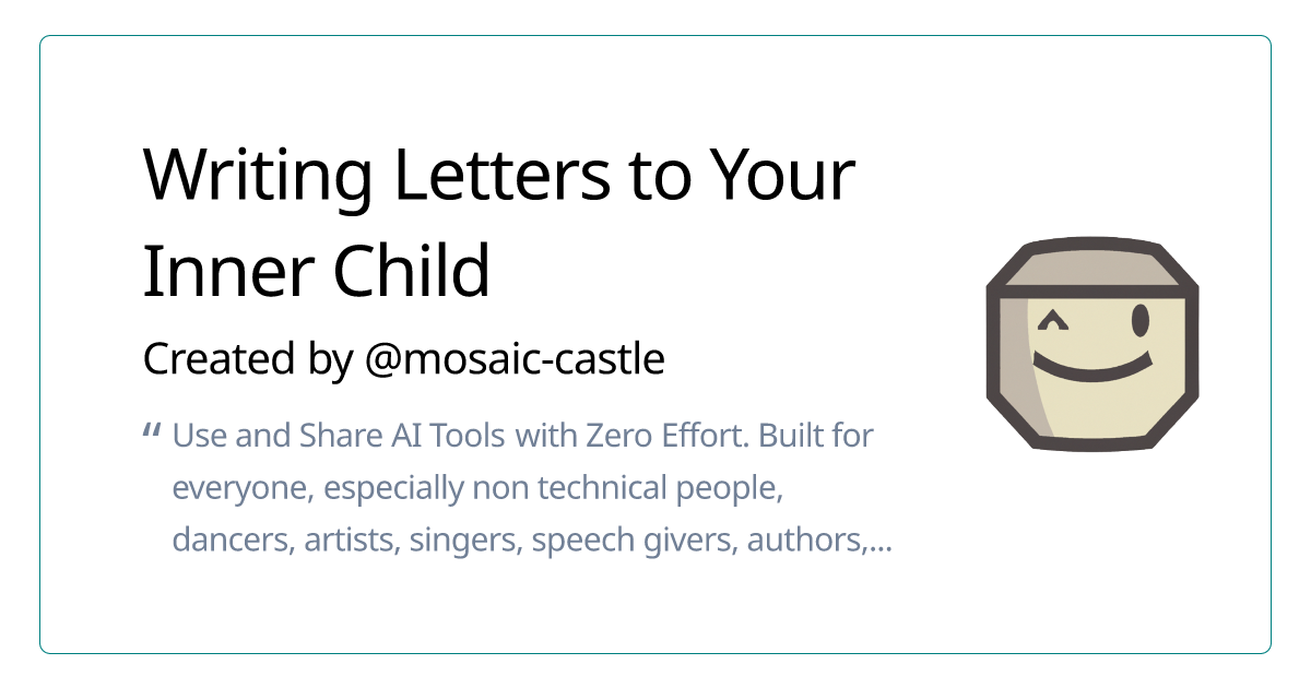 Writing Letters to Your Inner Child