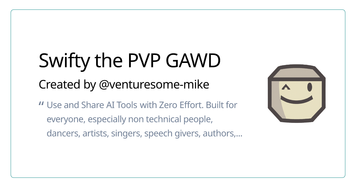 Swifty the PVP GAWD